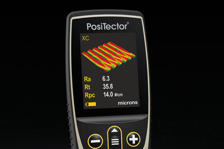 PosiTector® RTR 3D probe - profile height measurement - Corrotech