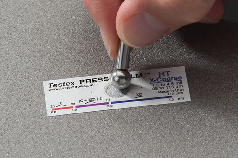 Testex® tape profile impression friction tool - Corrotech