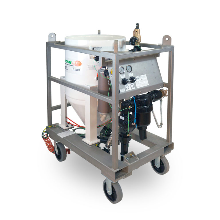 SPONGE-JET™ - integration into the blast box - Corrotech